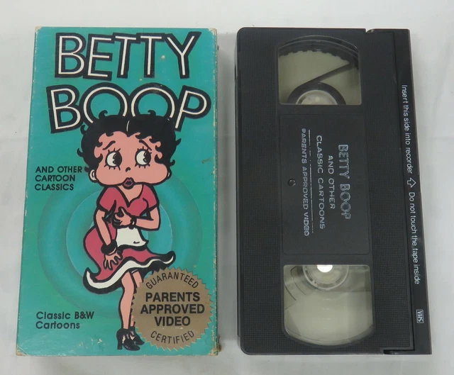 Betty Boop And Other Cartoon Classics Vhs Tape 4 Fully Animated Bandw 3206