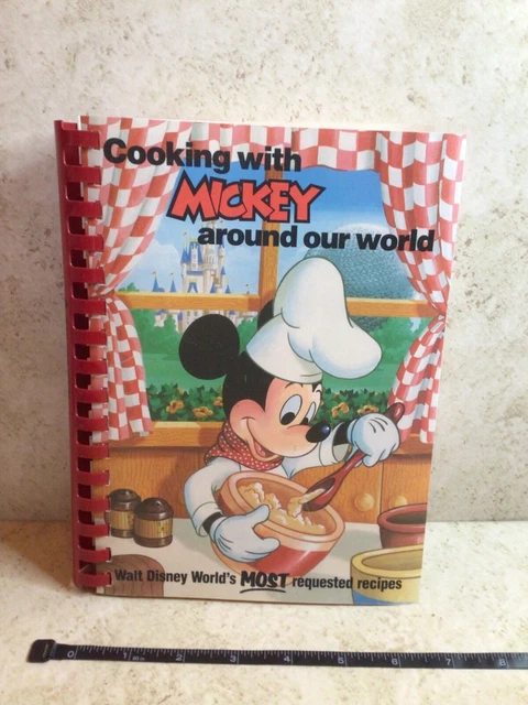 COOKING WITH MICKEY Around the World Vintage Cookbook - 1986 - Walt ...