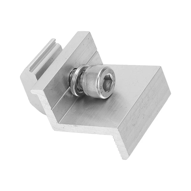 10PCS SOLAR MOUNT Z Bracket Pressing Block PV Panel Rail EUR 24,36 ...