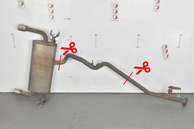 TUYAU POT D'ÉCHAPPEMENT Silencieux D3C4B FV41-5K244-AC FORD KUGA MK2 2 ...