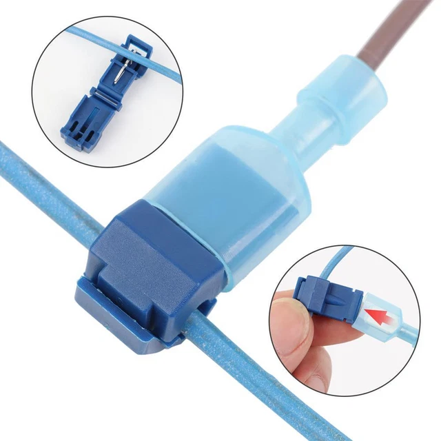 ELECTRIC LINES WIRE Terminals Electrical Connectors Cable Snap Splice ...