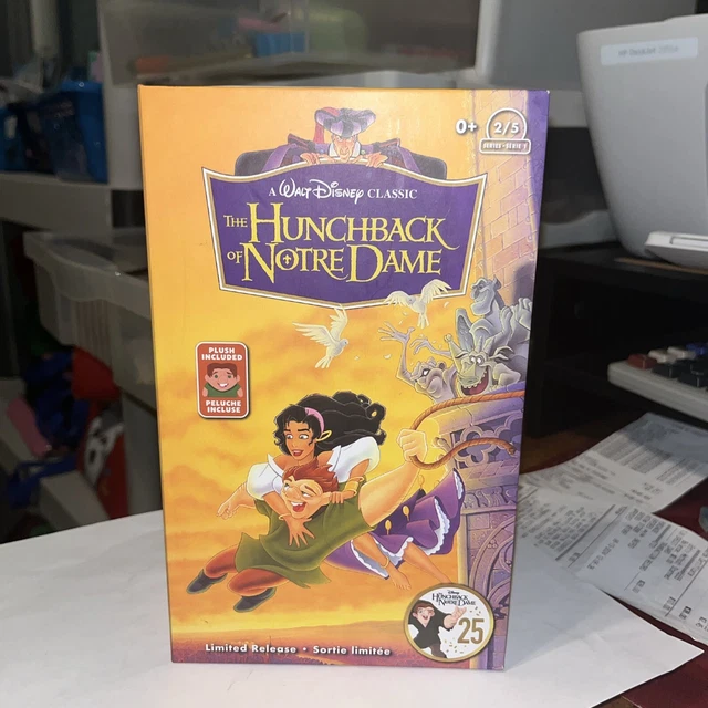 DISNEY HUNCHBACK OF Notre Dame Vhs Box/ Hunchback Plush. Limited ...