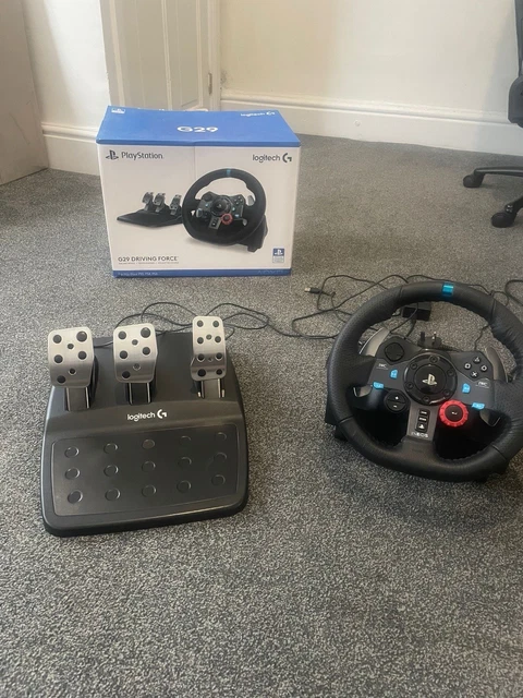 LOGITECH G29 DRIVING Force Racing Wheel & Pedals PlayStation – MINT ...