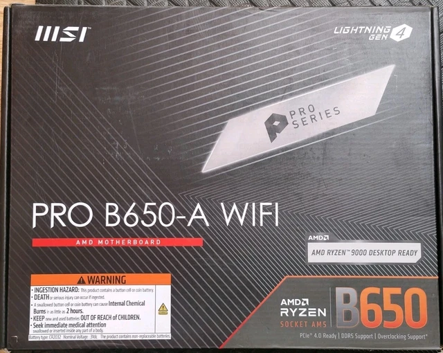 MSI PRO B650-A Wifi £96.38 - PicClick UK