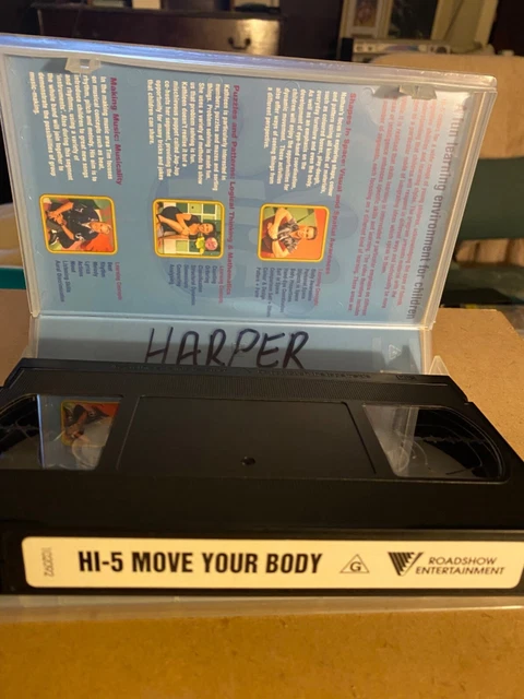 VHS HI-5 HI5 Move Your Body 1999 VHS Video Australian Children's ...