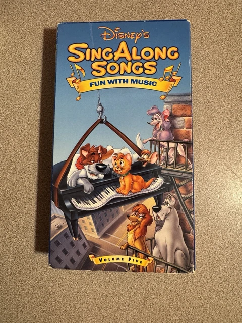 DISNEYS SING ALONG Songs - Fun With Music VHS Tape 1993 Volume 5 Kids Show Film £14.37 - PicClick UK