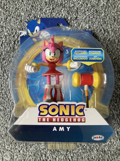JAKKS PACIFIC SONIC the Hedgehog 'Amy' Figure - New and Sealed box £24. ...
