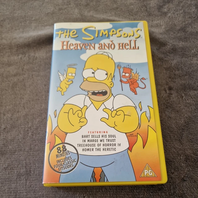 THE SIMPSONS HEAVEN And Hell (Animated) (VHS, 1998) £9.38 - PicClick UK