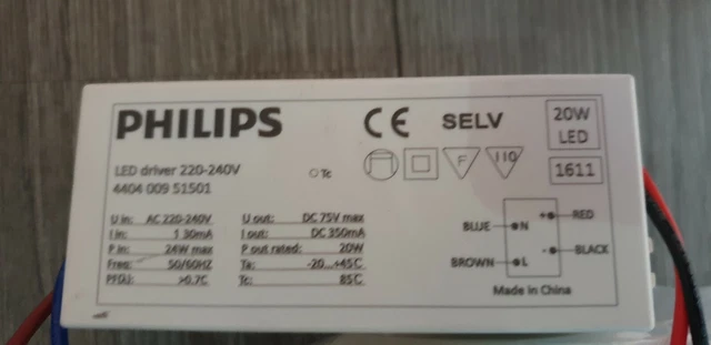 PHILIPS LED DRIVER 4404 009 51501 Dimming New £23.58 - PicClick UK