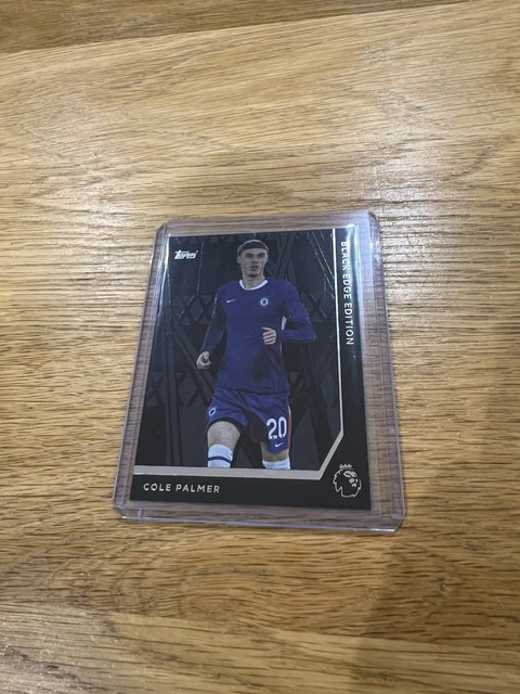 TOPPS PREMIER LEAGUE 2026 Cole Palmer Black Edge Edition Chelsea FC £1. ...