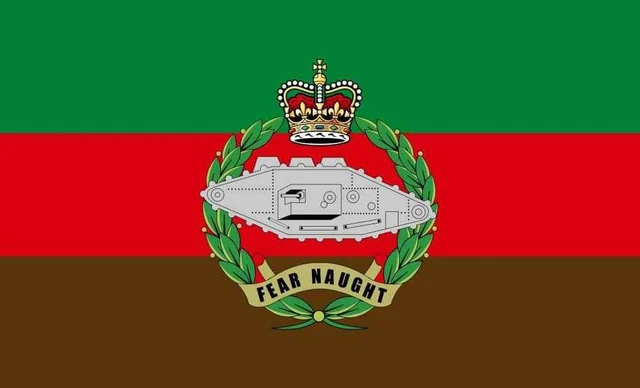 ROYAL TANK REGIMENT British Army FLAG 5' x 3' British Military Armed ...