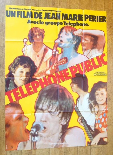 TELEPHONE PUBLIC JEAN Marie Perier affiche cinema originale 160x120 cm ...