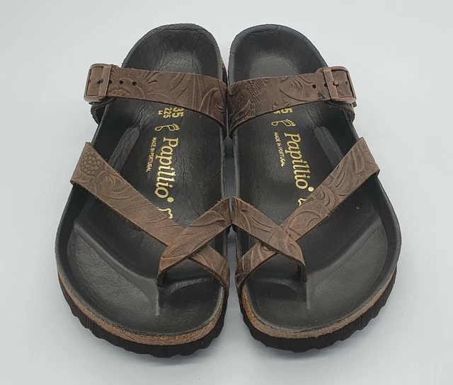 PAPILLIO BY BIRKENSTOCK Leather TABORA - Relief Brown 35 1001551 ...