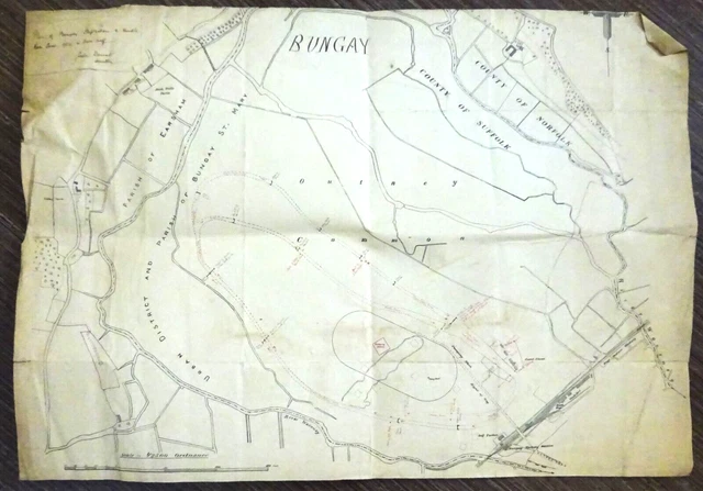 PLAN/MAP OF BUNGAY HORSE RACE COURSE Suffolk 1924 £11.11 - PicClick UK