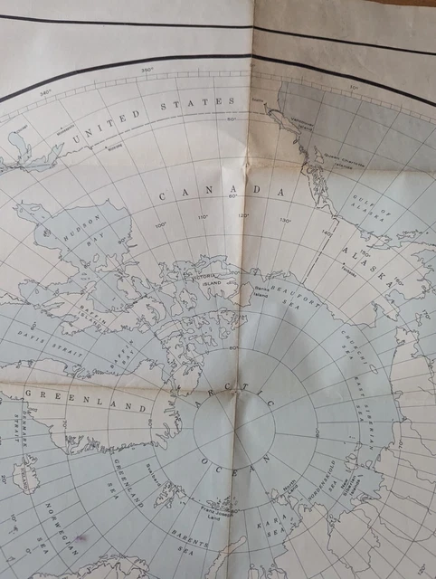 LAMBERT AZIMUTHAL, AAF Equidistant Chart, Centered at Sverdlovsk, USSR ...