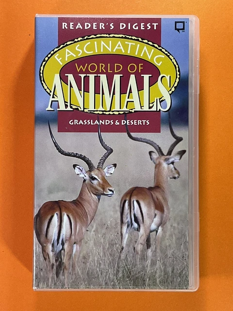 FASCINATING WORLD OF Animals Grasslands Deserts, VHS Video Readers ...