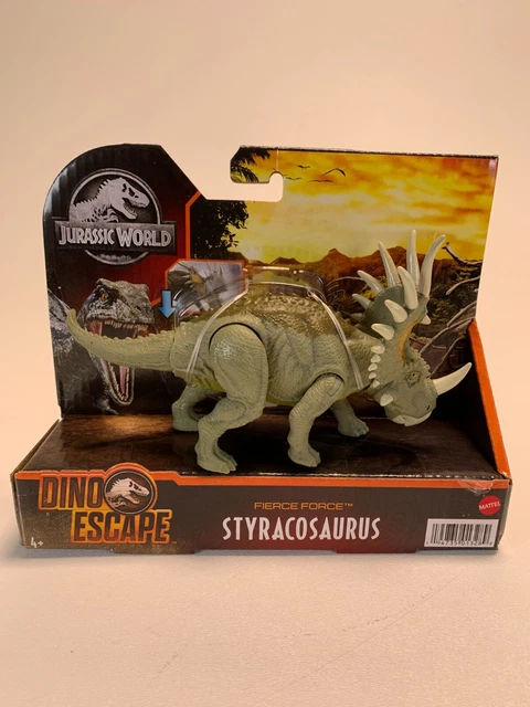 MATTEL JURASSIC WORLD Fierce Force Dino Escape Styracosaurus EUR 10,36 ...