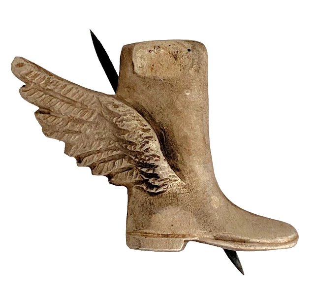 BRITISH WWII ROYAL Air Force R.A.F Winged Boot metal badge £49.50 ...