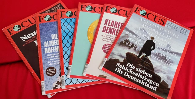 FOCUS ZEITSCHRIFT 6 Ausgaben 2025 Ausgabenr.: 4, 5, 6, 7, 8, 9 Top ...