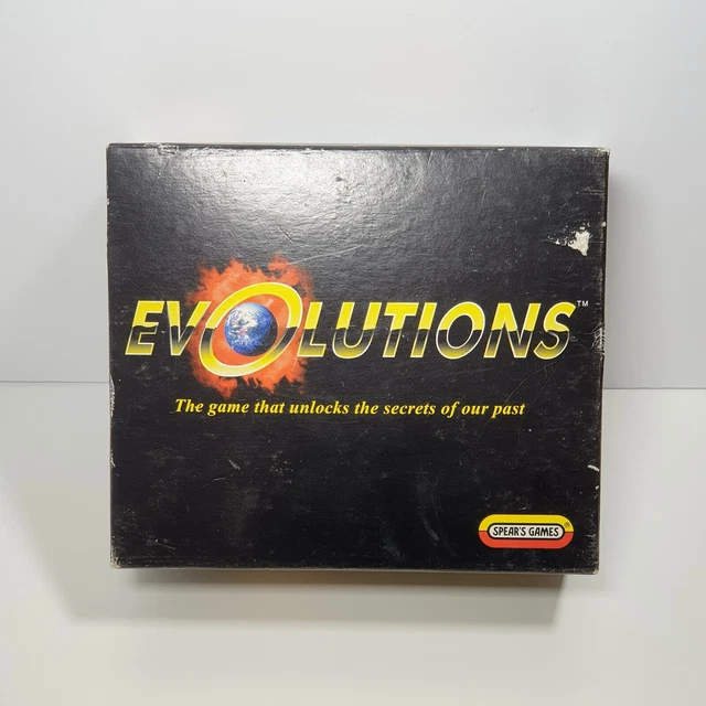 VINTAGE 1996 SPEARS Evolutions General Knowledge Quiz Trivia Board Game ...
