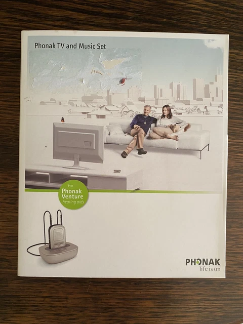 PHONAK COMPILOT II TV and Music Set in VGC in Original Box - Hearing ...