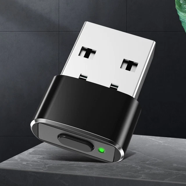 PLUG AND PLAY USB Mouse Jiggler ON/OFF Buttons Mouse Movement Simulator ...
