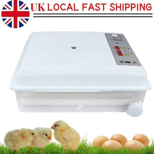 56X EGG DIGITAL Incubator Hatcher Temperature Control Fully Automatic ...