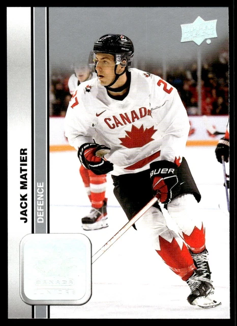 2023-24 UD TEAM Canada Juniors Jack Matier #12 EUR 1,11 - PicClick IT