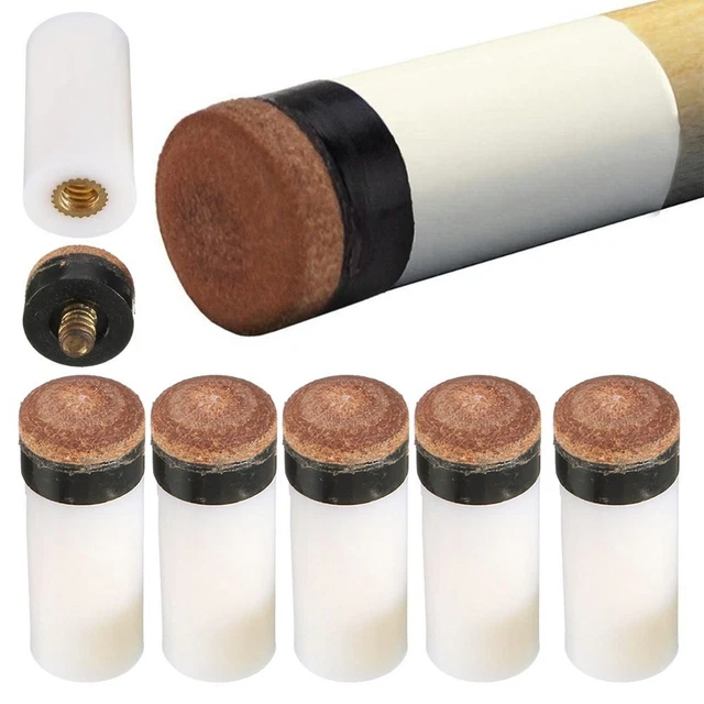 5PCS/PACK SNOOKER ACCESSORY Billiard Cue Tip Stick Ferrules Snooker Cue ...