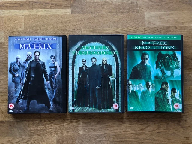 MATRIX TRILOGY DVD Bundle | The Matrix, Matrix Reloaded, Matrix ...