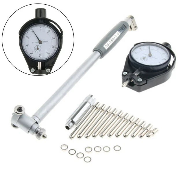 PRACTICAL DIAL INDICATOR Cylinder Gauge With Indicator Stainless Steel ...