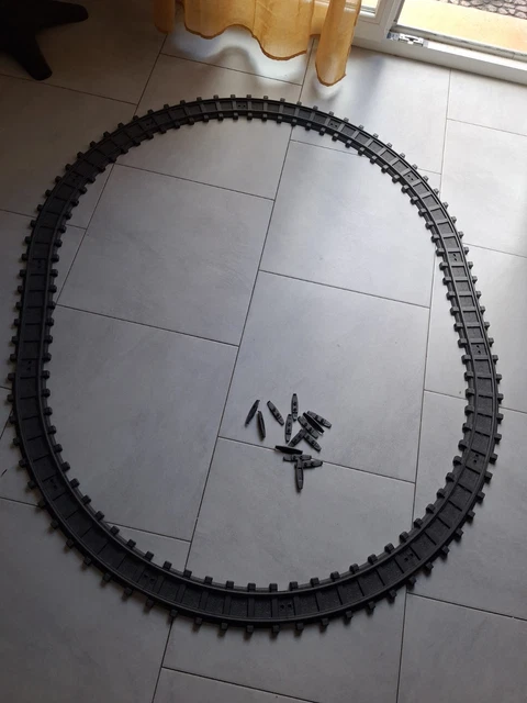 PLAYMOBIL RC TRAIN RAILS 12 COURBES 2 DROITES et Attaches EUR 35,00 ...