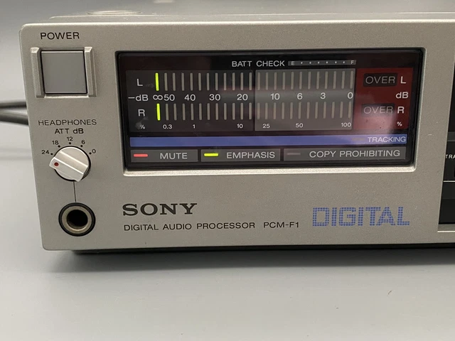 SONY DIGITAL AUDIO Processor PCM-F1. (die PAL Variante !!) *** TOP ...