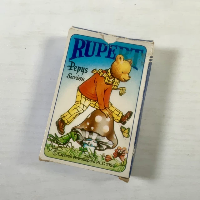 RUPERT BEAR CARD Game Pepys Series By Gibson Games 1984 - Complete £9. ...