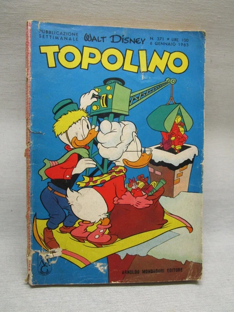 CO-TOPOLINO 371 - 06/01/1963- No Punti/Bollino Club No Figurine-Solo Da ...