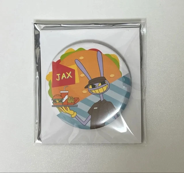 THE AMAZING DIGITAL Circus Jax Cafe Limited Pin Badge Button TADC ...