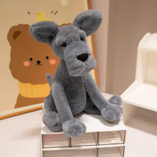 JELLYCAT ZEUS GREAT Dane Plush Dog 30CM includes protective dust bag ...