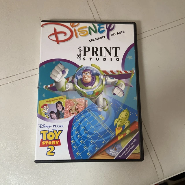DISNEYS PRINT STUDIO Toy Story 2 Edition Vintage Crafts PC Software ...