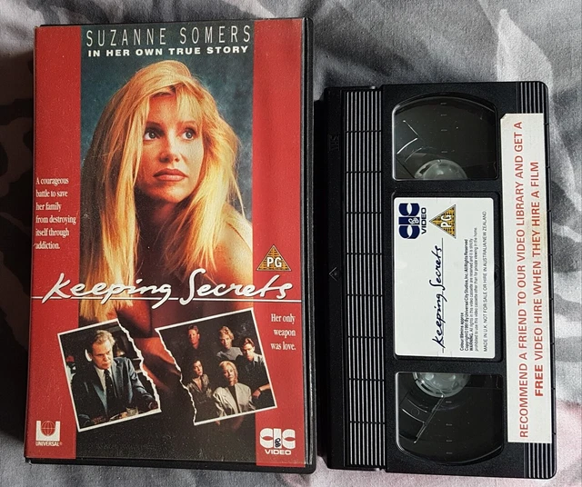 KEEPING SECRETS (VHS) BIG BOX - Suzanne Somers + David Birney + Ken Kercheval £9.99 - PicClick UK