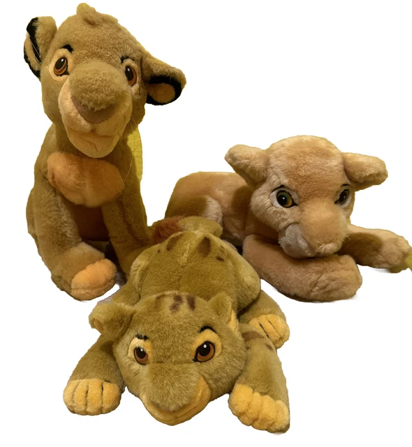 VINTAGE DISNEYLAND WALT Disney World Simba Plush 3 Count £19.85 ...
