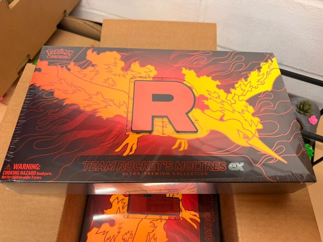 POKEMON TEAM ROCKET'S Moltres ex Ultra Premium Collection UPC $335.58 ...