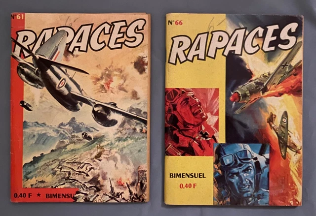 COMIC BANDE DESSINÉE RAPACES Bimensuel N°61 et 66 EUR 5,99 - PicClick DE