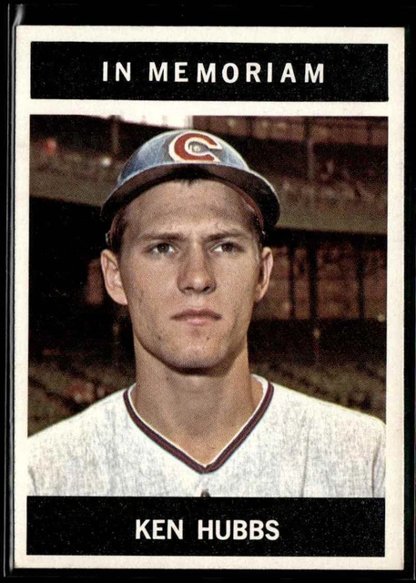 1964 TOPPS BASEBALL Ken Hubbs Chicago Cubs #550 EUR 22,01 - PicClick FR