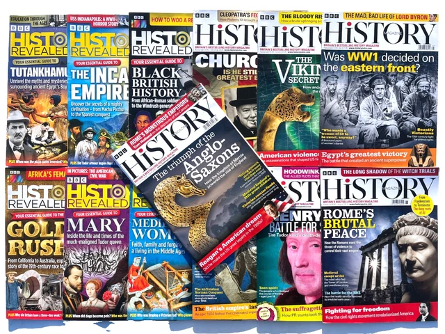 13 X BBC HISTORY MAGAZINE BACK ISSUES ~ NEW ~ £9.95 - PicClick UK