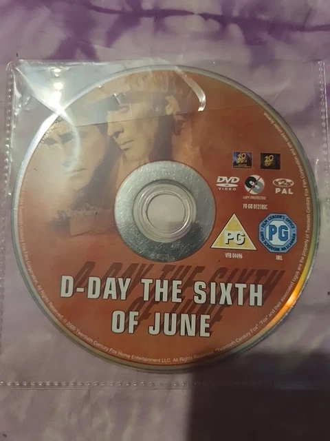 D-DAY THE SIXTH of June DVD (2012) Robert Taylor, Koster (DIR) cert PG ...