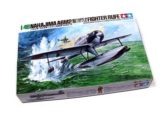 TAMIYA AIRCRAFT MODEL 1/48 Airplane Nakajima A6M2 N Type2 Rufe Scale ...