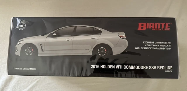 1:18 HOLDEN VF II Commodore SSV Redline -- Nitrate Silver -- Biante ...