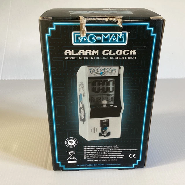 PAC MAN ALARM Clock Digital Iconic 80's Retro Game Clock Christmas ...