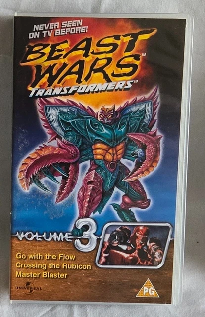 TRANSFORMERS BEAST WARS VHS - Season 3 Volume 3 £2.80 - PicClick UK