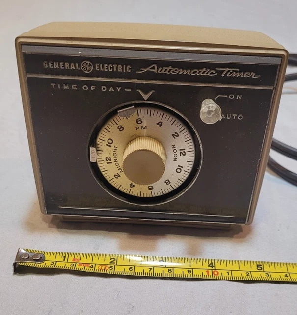 VINTAGE GENERAL ELECTRIC Automatic Timer Model 8110A 1960's $8.99 ...